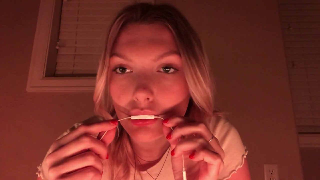 ASMR Mouth Sounds | mic nibbles, noms, and up close whisper | - YouTube