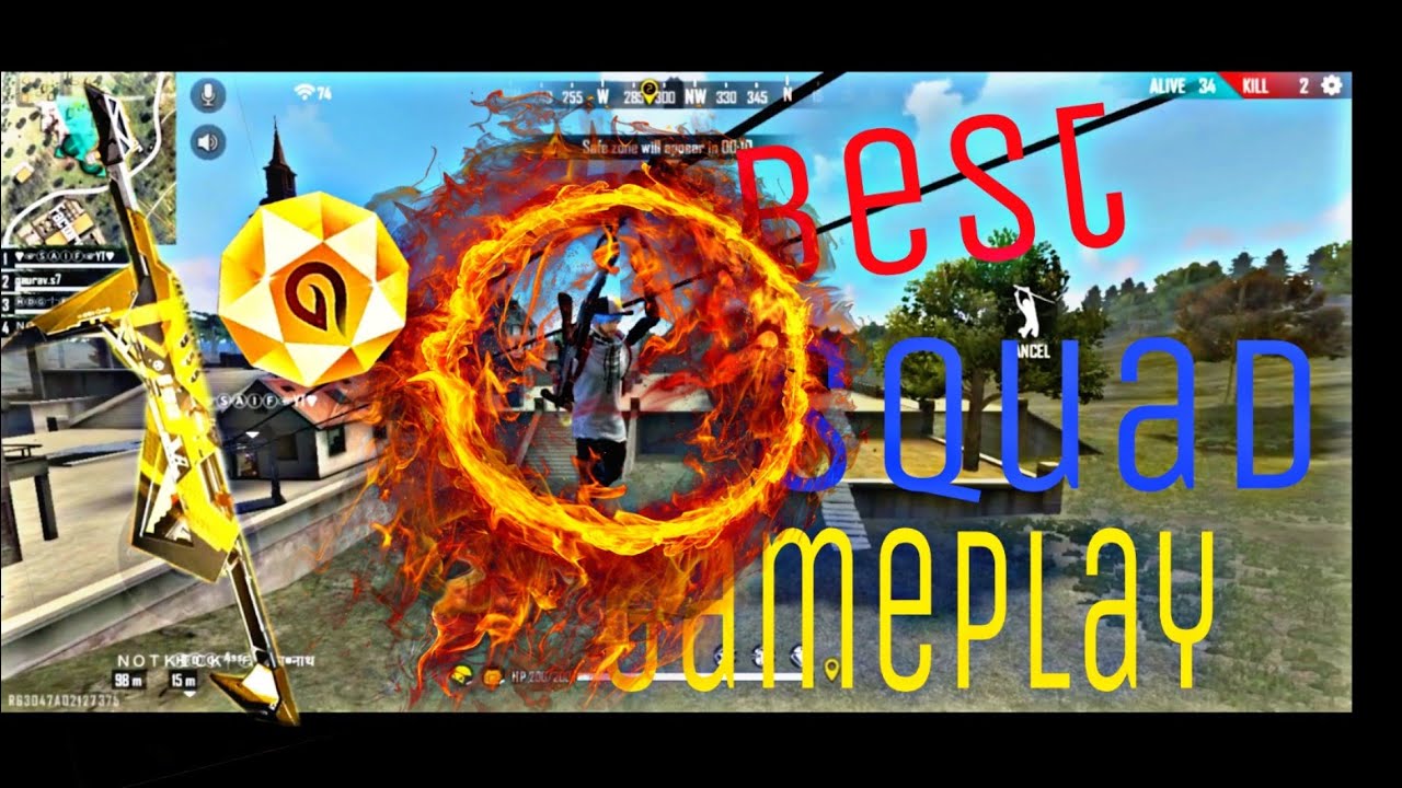 Best squad GamePlay nice team work 😁😂 - YouTube