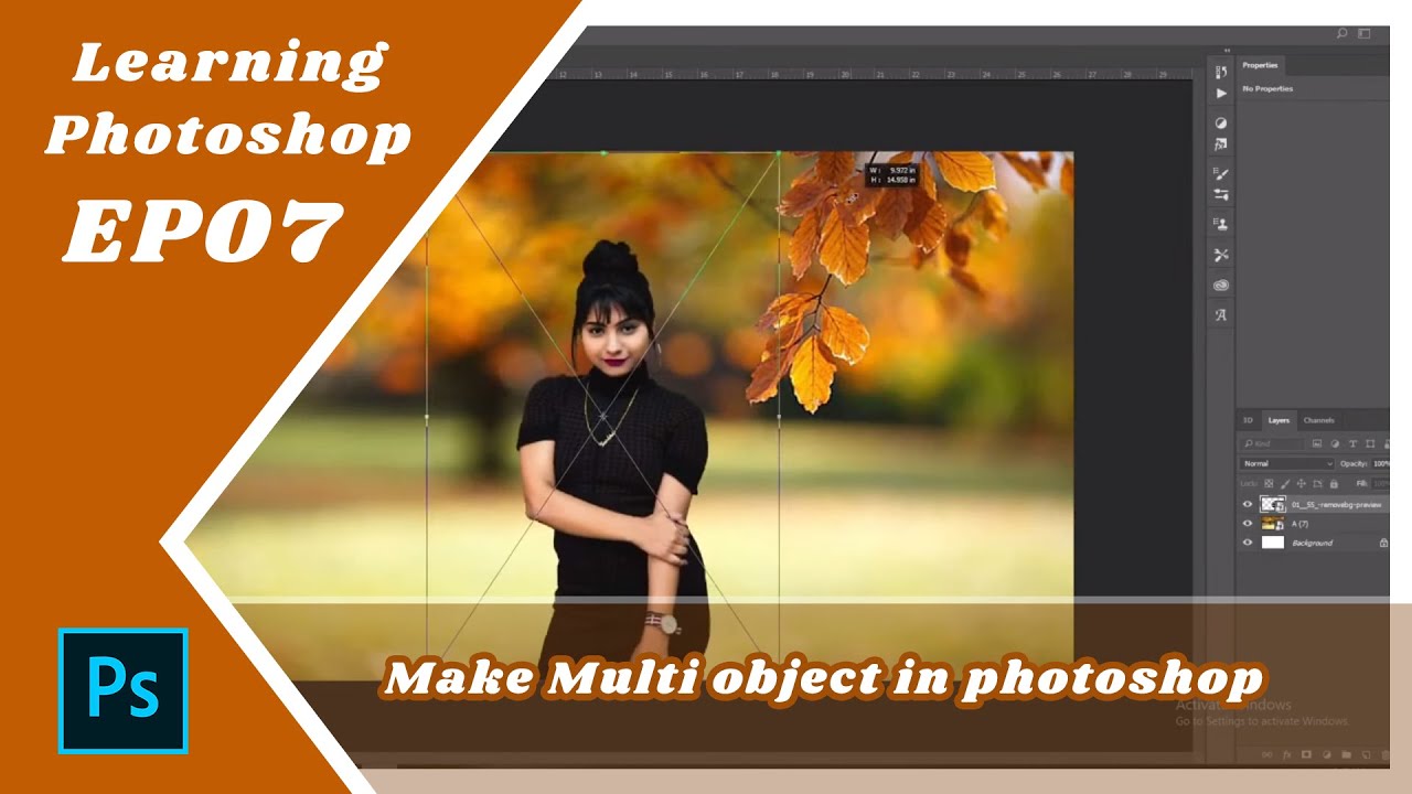 Learning Photoshop EP07 - Make Multi object in photoshop | YOOZA Story ...