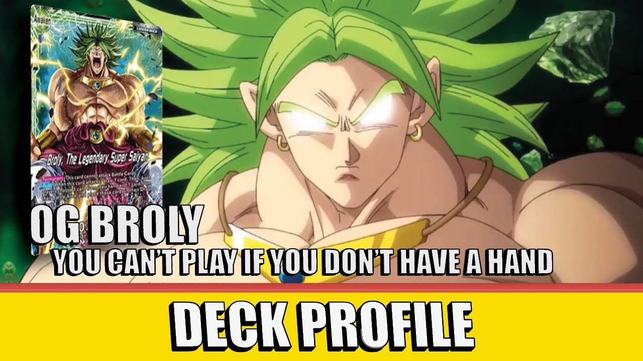 Broly Set 1 (G) | Battle Evolution Booster | Dragon Ball Super TCG ...