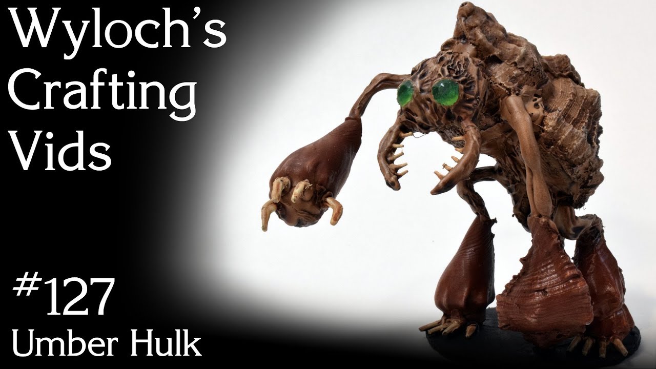 How to Craft an Umber Hulk from Seashells for Dungeons and Dragons ...
