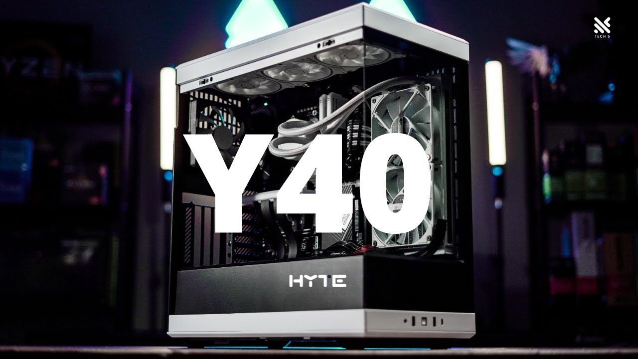 Is the Hyte Y40 a worthy successor to the Hyte Y60? - Hyte Y40 PC case review - YouTube