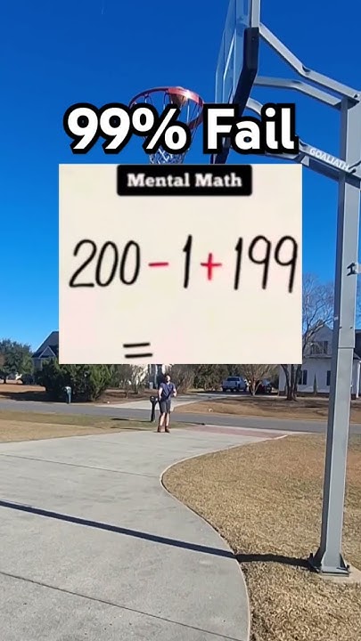99% Fail this math problem #basketball #shorts #nba - YouTube