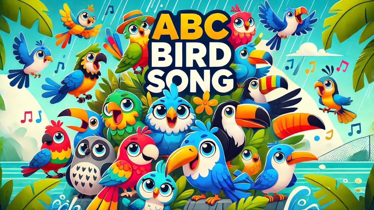 Learn ABC Phonics with Birds! Fun Alphabet Song for Kids/ A to Z ...