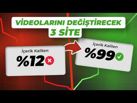 Bu Siteleri Bilmeden İÇERİK Üretme! (Yapay Zeka Destekli)