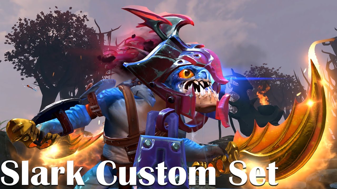 Slark Set - Sea Rake's Bridle, Golden Hydrakan Latch, Shark Fin Cape ...