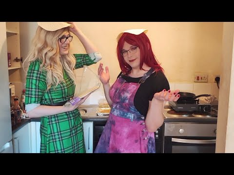 Crossdressing In The Kitchen ft. @emily_shadows | Crossdressing Vlog
