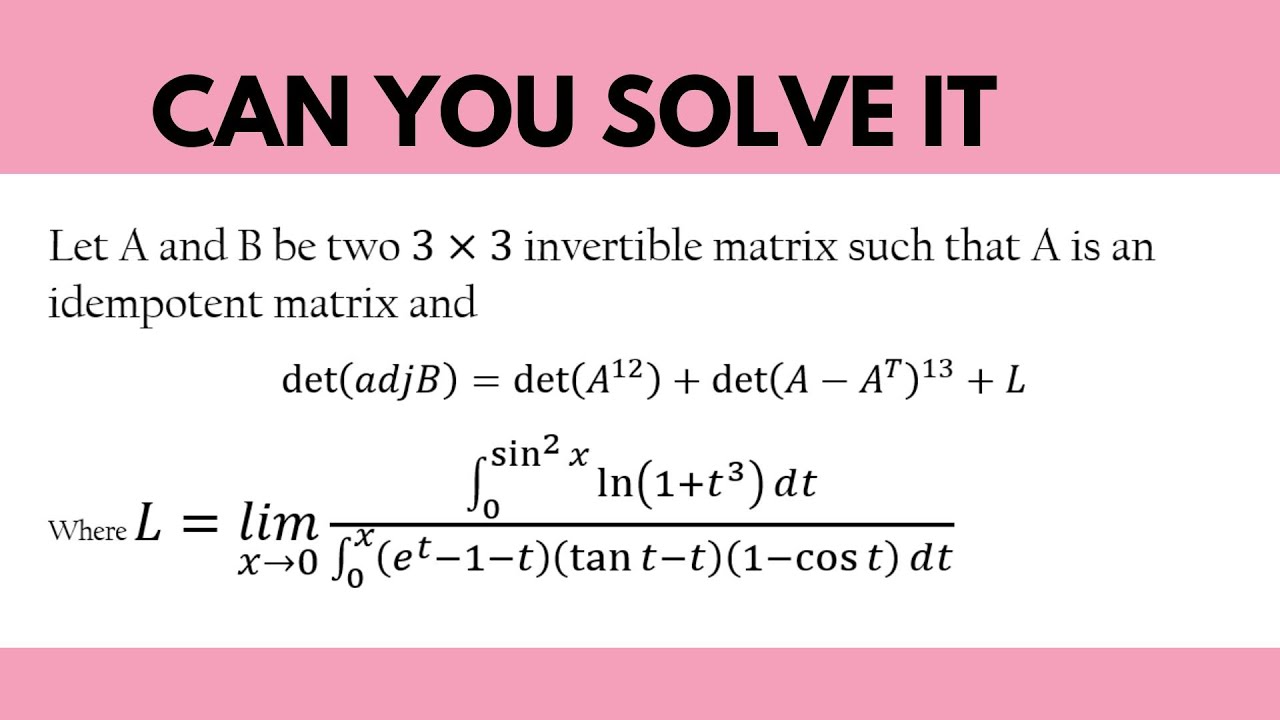 CHALLENGING PROBLEM SERIES||PROBLEM-08 - YouTube