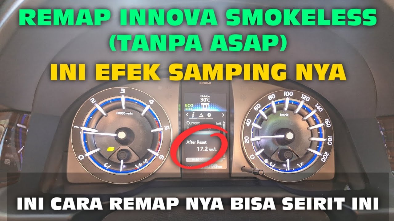 CARA REMAP INNOVA JADI IRIT NO CUMI CUMI DARAT !! - YouTube