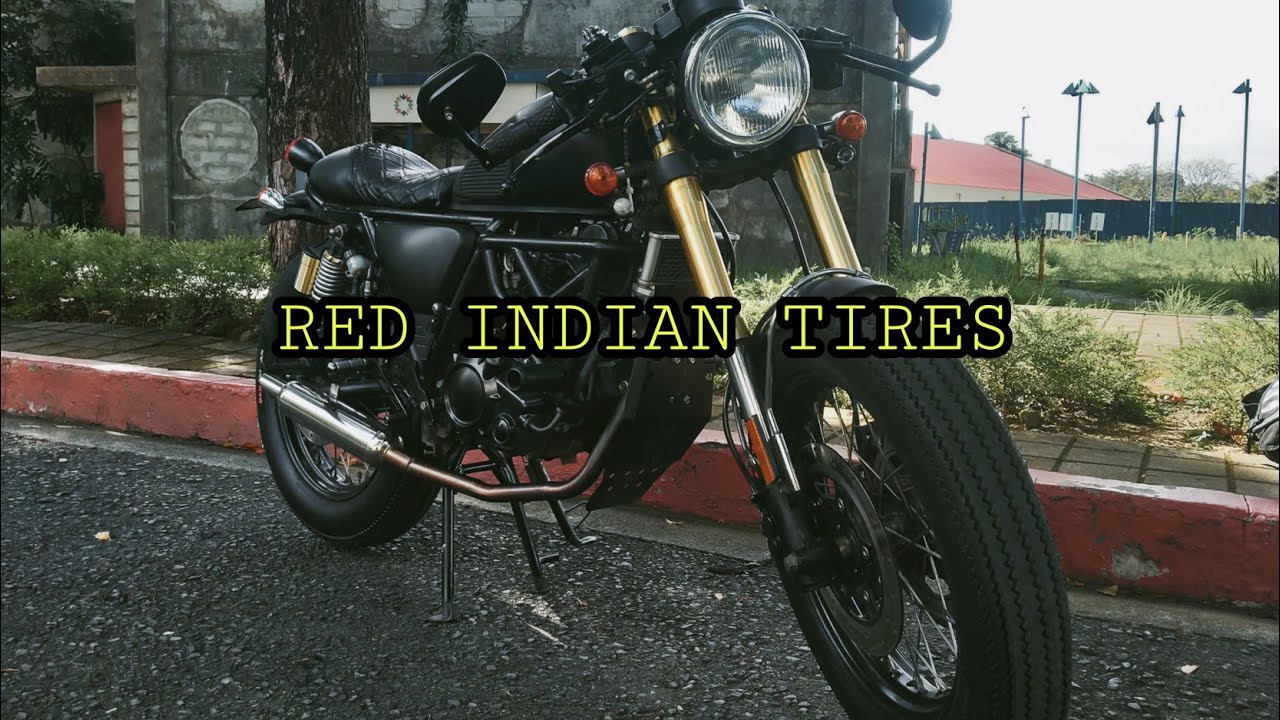 Installation and Review of Red Indian Tires/RUSI CLASSIC 250 - YouTube