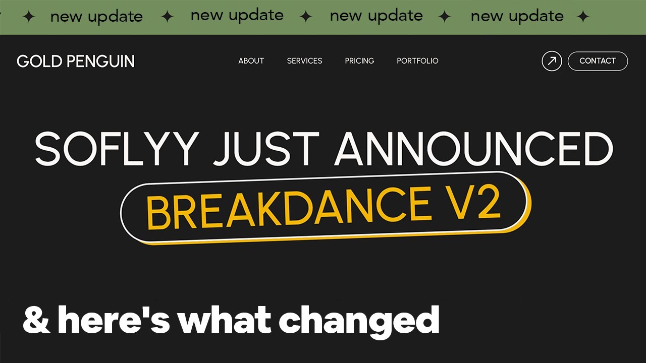Breakdance Builder v2 Is Coming Very Soon: What's New?? - YouTube
