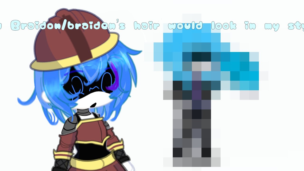 How Braiden hair would look ai (murder drone gacha, announcement at the ...