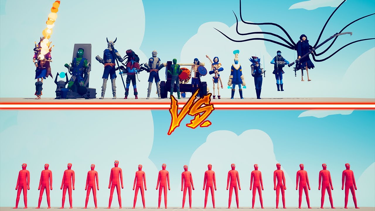 RANDOM TEAM vs SPOOKY TEAM - Totally Accurate Battle Simulator | TABS ...