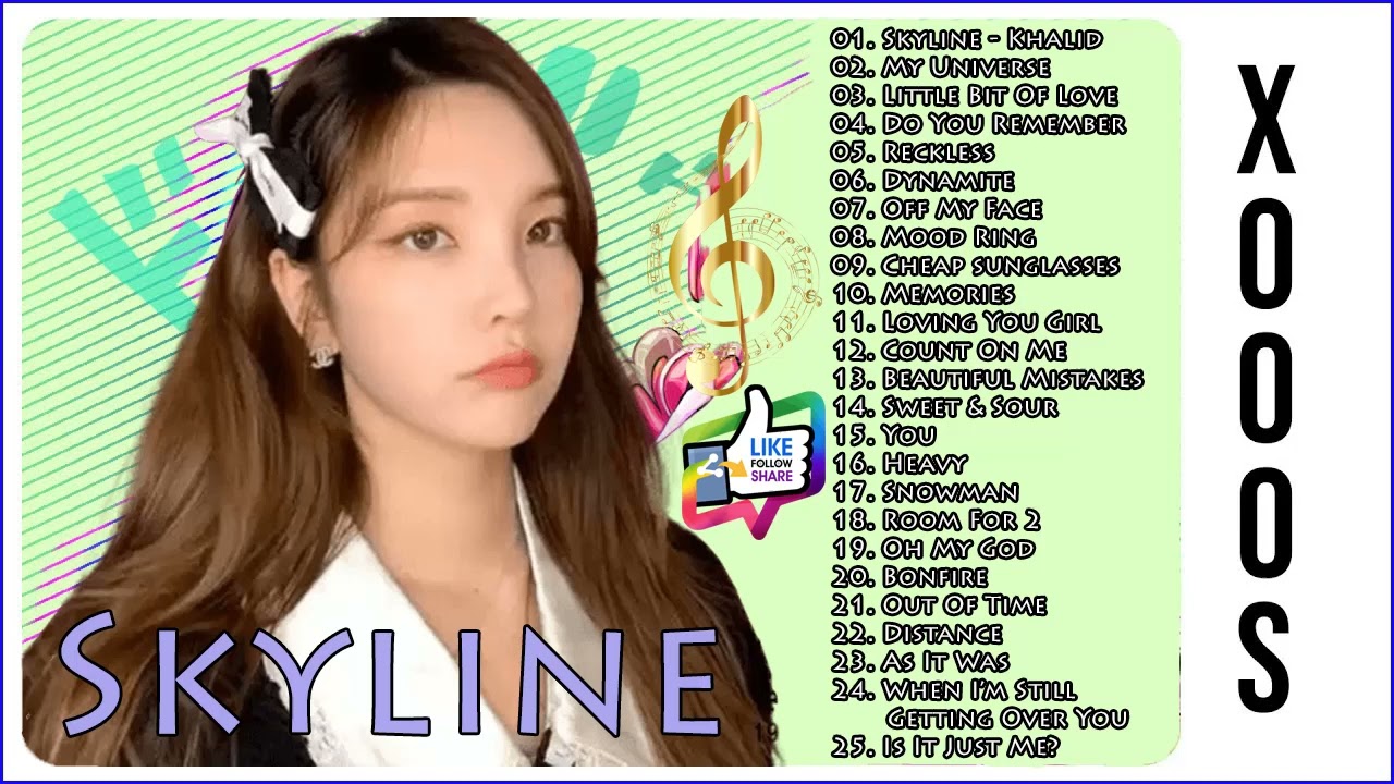 Skyline - Khalid - Xooos Greatest Hits Full Album 2022 💐 Best cover ...