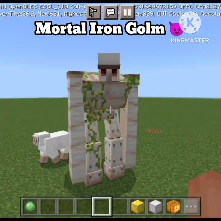 Normal Iron Golem vs Mortal Iron Golem #shorts 🤯 - YouTube