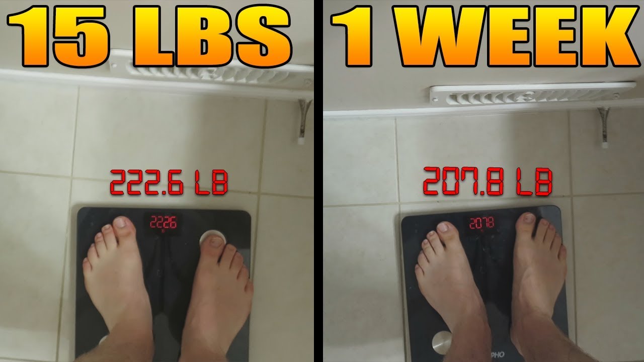 How I Lost 15 lbs In 1 Week - YouTube