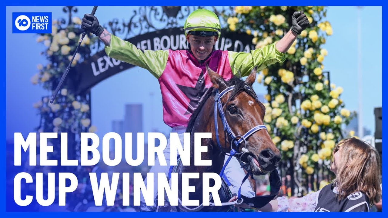 Knight’s Choice Wins Melbourne Cup 2024 | 10 News First - YouTube
