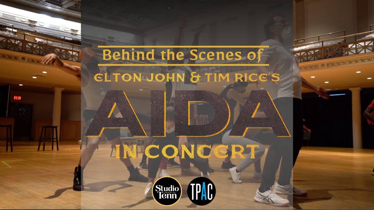 Behind the Scenes of "Elton John & Tim Rice's AIDA: In Concert" - YouTube