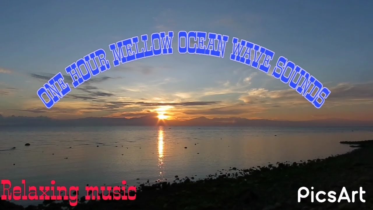 Mellow Ocean Wave sounds,Amazing beach for Meditation and sleeping ...