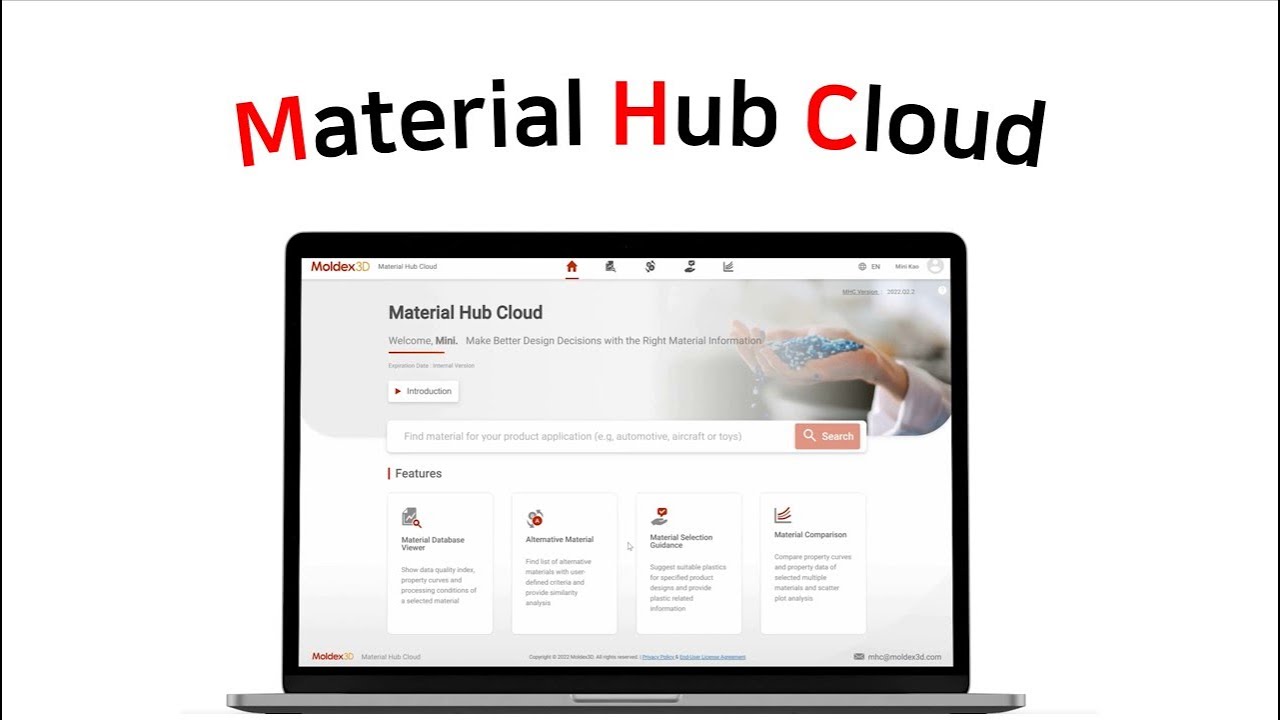 [Moldex3D] Material Hub Cloud (MHC), 플라스틱 프로세스 특성에 대한 가장 포괄적인 클라우드 데이터 ...
