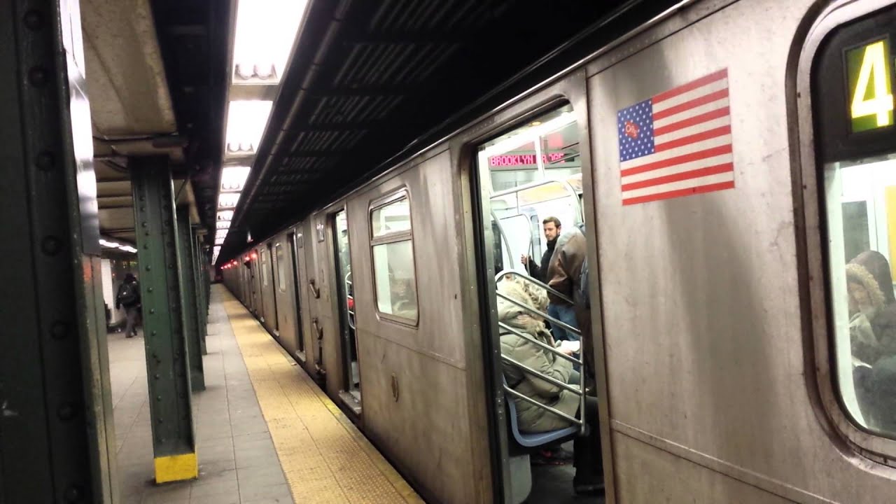 Brooklyn Bridge Bound R142A & R62A (4) & (6) Trains & Grand Central ...