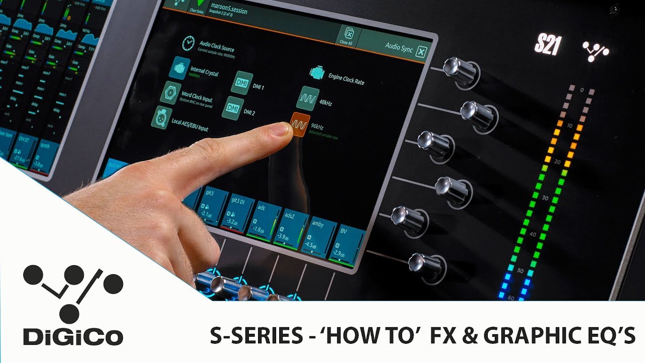 S-Series - 'How To' FX & Graphic EQs - YouTube