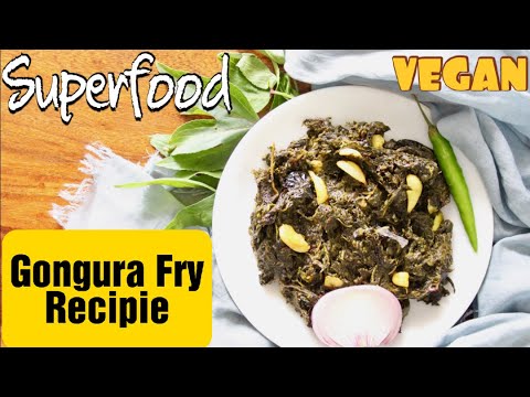 GONGURA FRY | CLASSIC Andhra delicacy I Vegan - YouTube