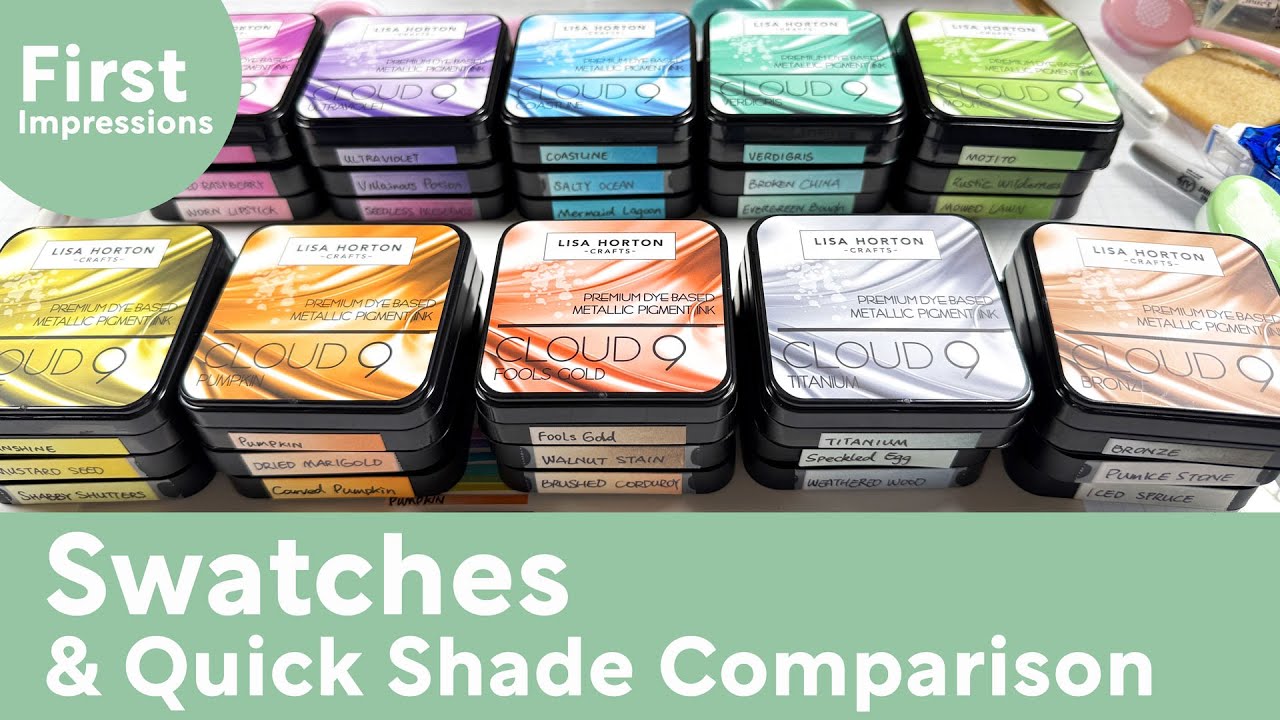 Lisa Horton Inks – 10 New Colors Swatched & Quick Shade Comparison to ...