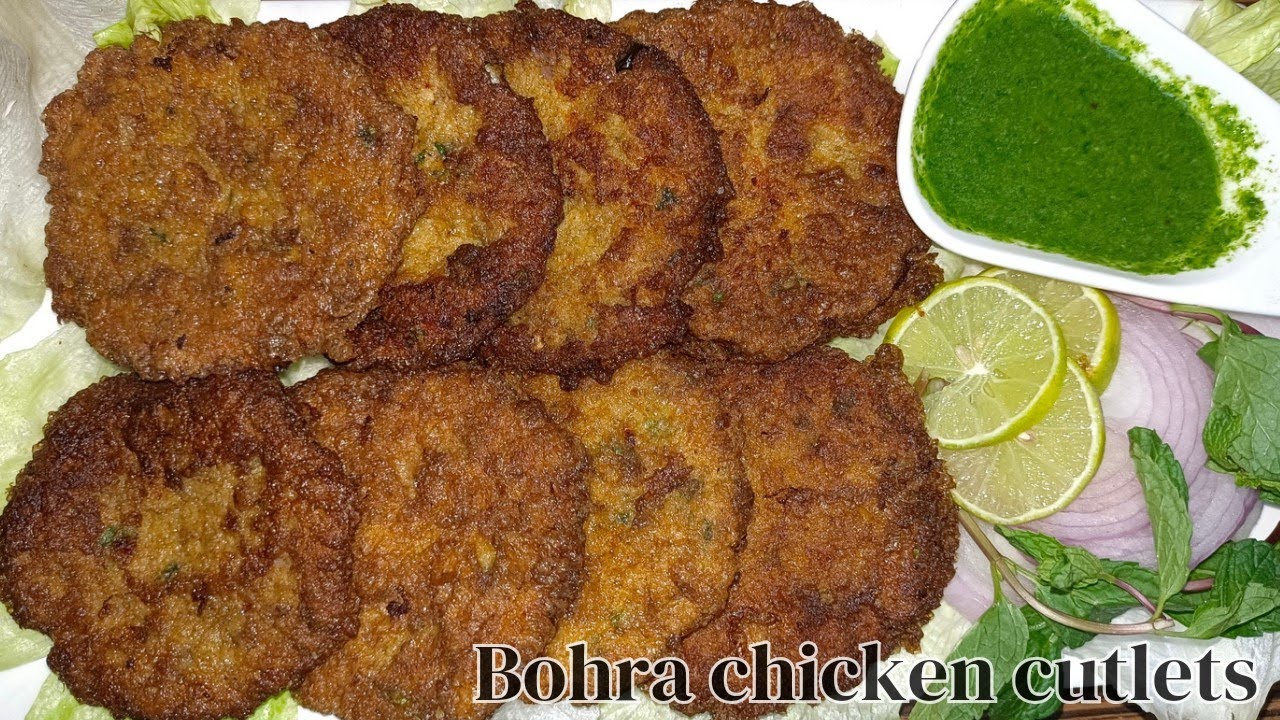 Bohra Chicken Cutlet Recipe 🤩 || Bohri Chicken Kebab Recipe ️ || Mumbai ...