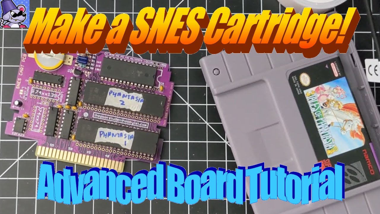 How to Make a SNES Cartridge (old) - YouTube