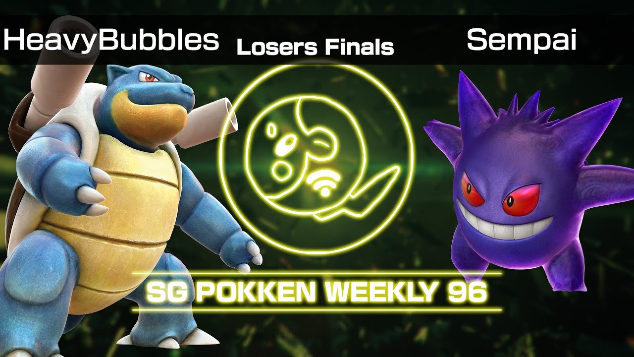 SGPW v. 96 - Pokkén DX Losers Finals: HeavyBubbles (Blastoise) vs. Sempai (Gengar) - YouTube