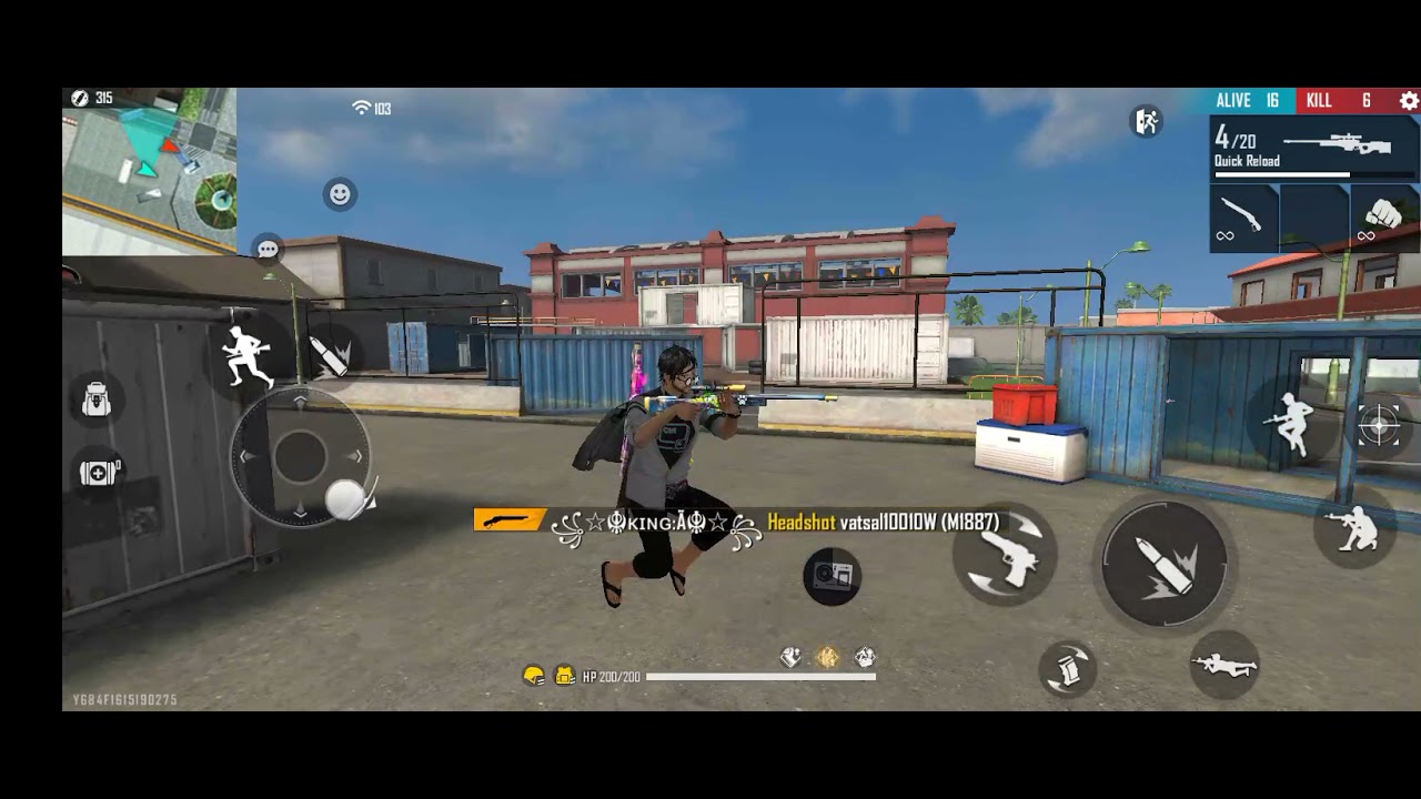 Free fire training ground gameplay. - YouTube