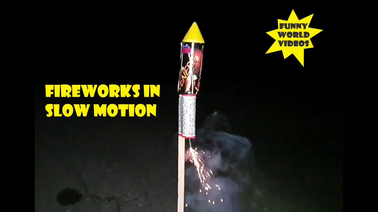 Fireworks in slow motion - YouTube