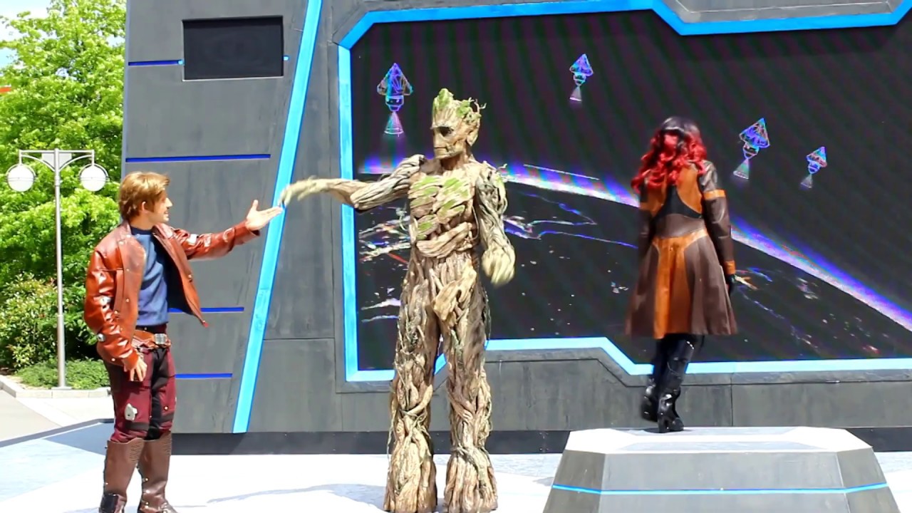 Disneyland Paris/Groot&Guardians of the Galaxy - YouTube