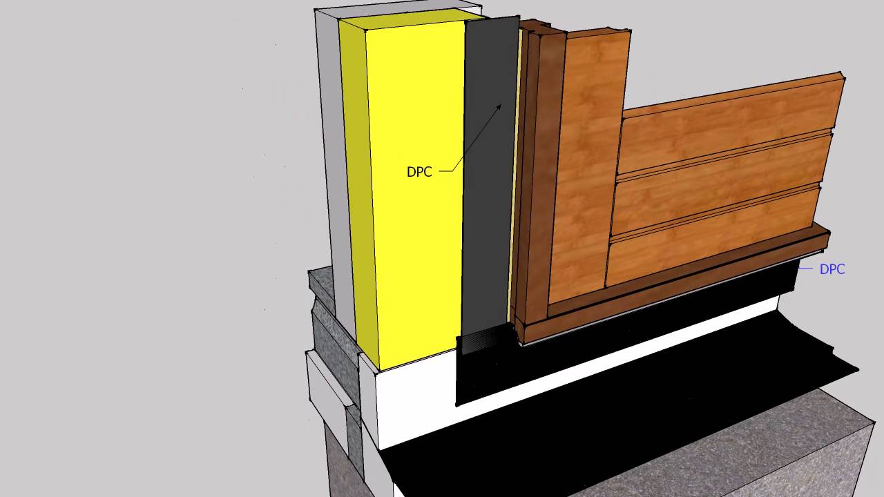 detail achterdeurkozijn op fundering - YouTube