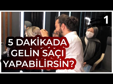 5 Dakikada Gelin Saçı Nasıl Yapılır? 5 dakikada topuzumuzu yaptık!