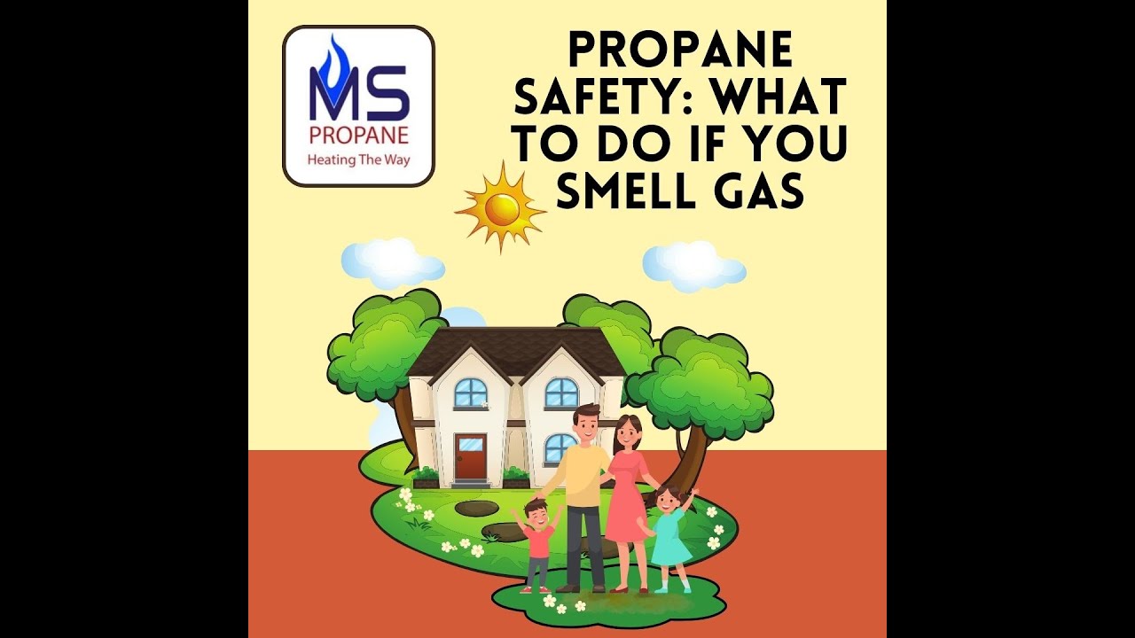 What to do if you smell propane gas - YouTube