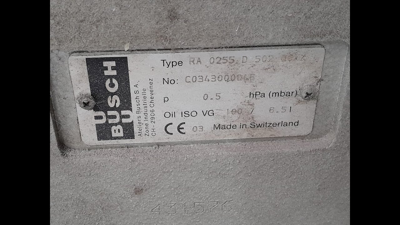 BUSCH RA 0255 капитальный ремонт - YouTube