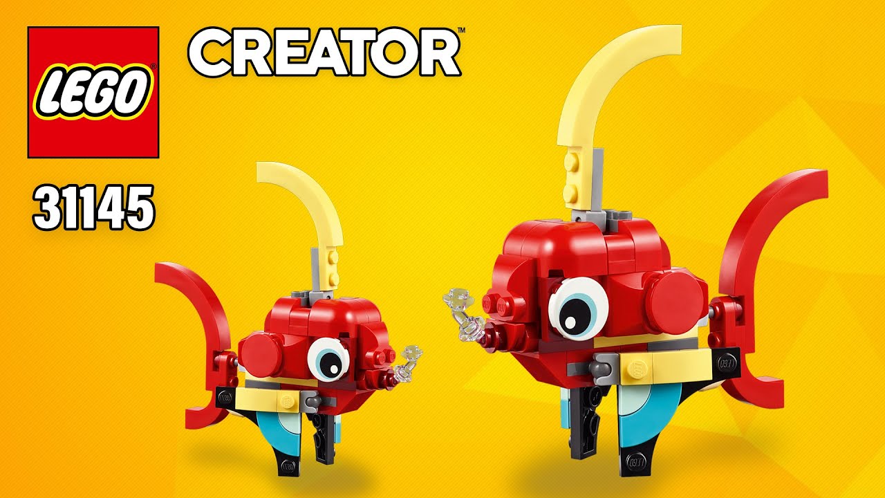 Fish (31145) from LEGO Creator Red Dragon | Step-by-Step Building ...