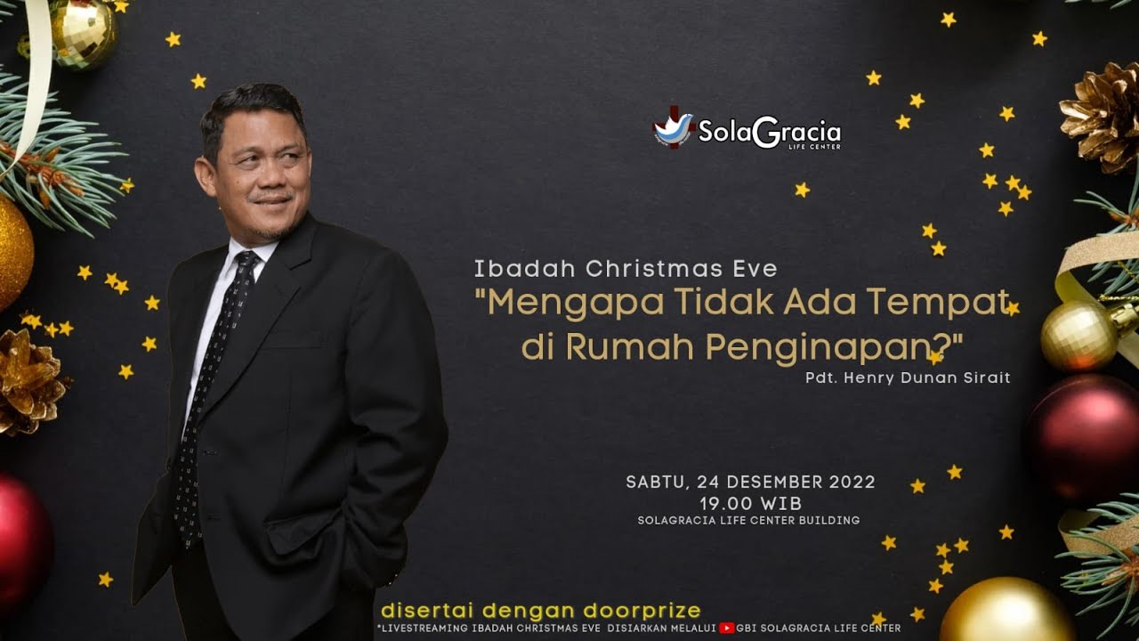 Ibadah Christmas Eve 24 Desember 2022 - YouTube