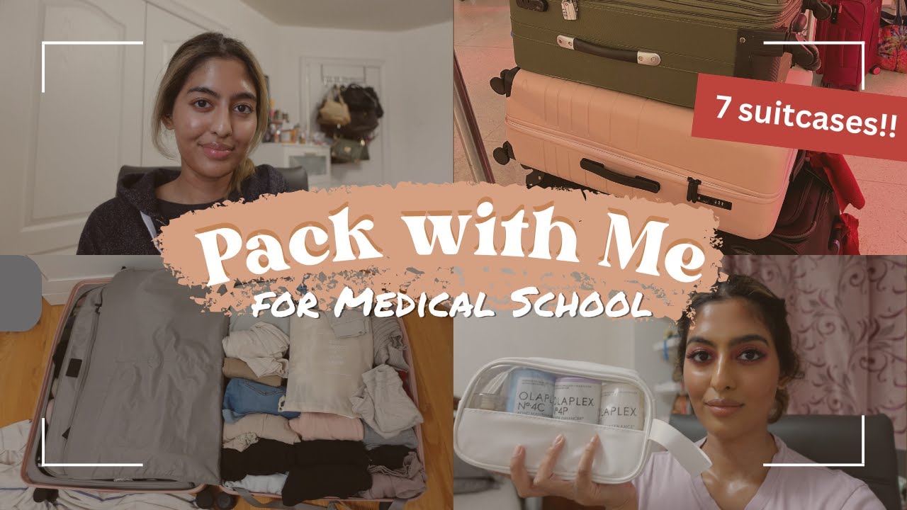 Pack With Me for Medical School | New Medical School | Medical Student ...