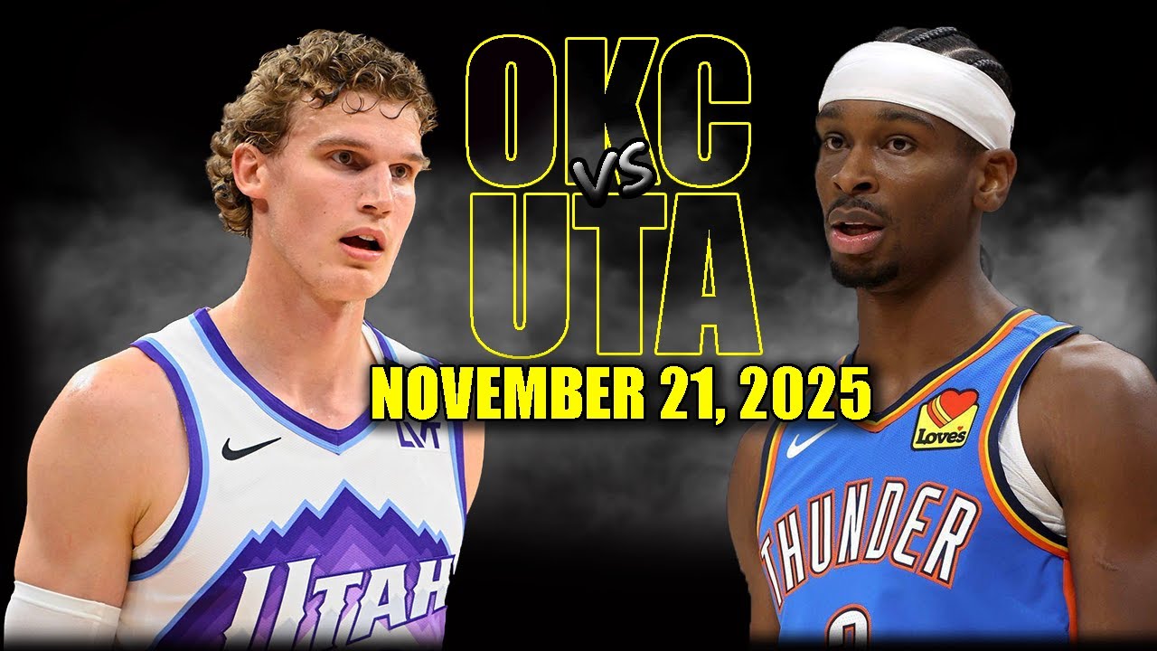 Oklahoma City Thunder vs Utah Jazz Full Game Highlights - November 21 ...