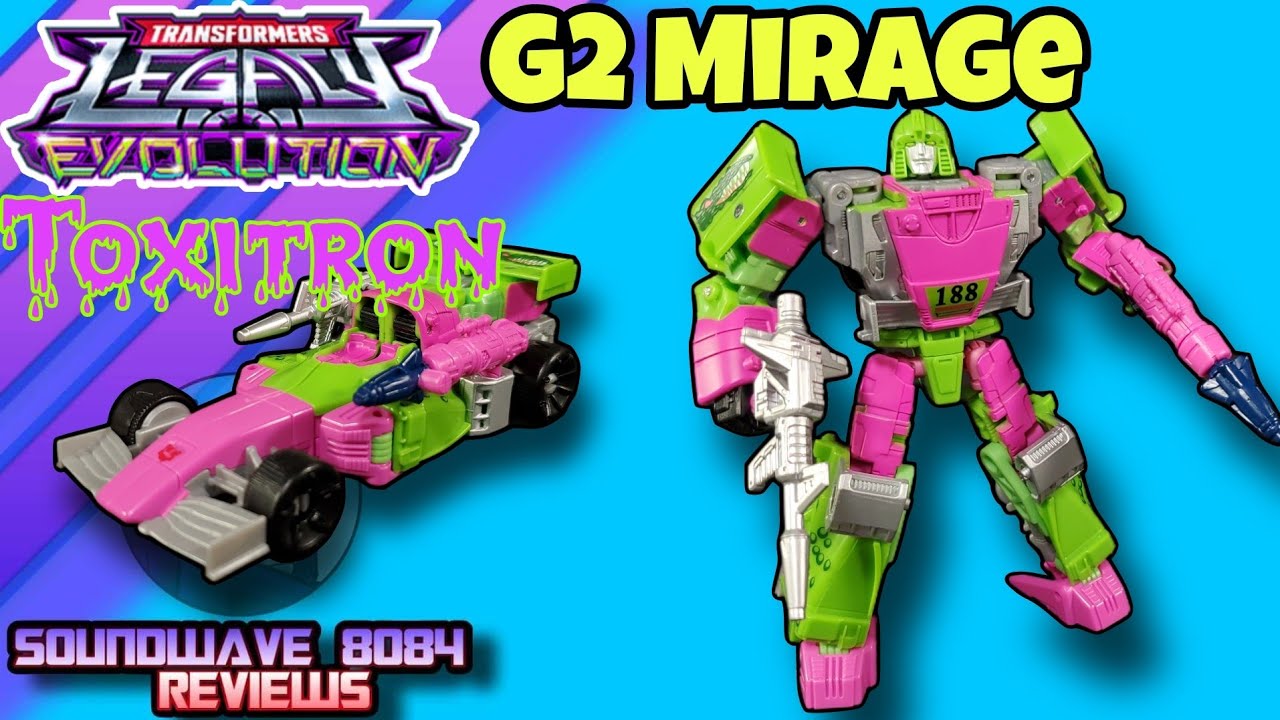Transformers Legacy Evolution Toxitron G2 Mirage - YouTube