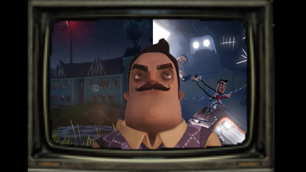 Hello Neighbor Curse Retold - Normal and Escape Mode + All Tapes and ...