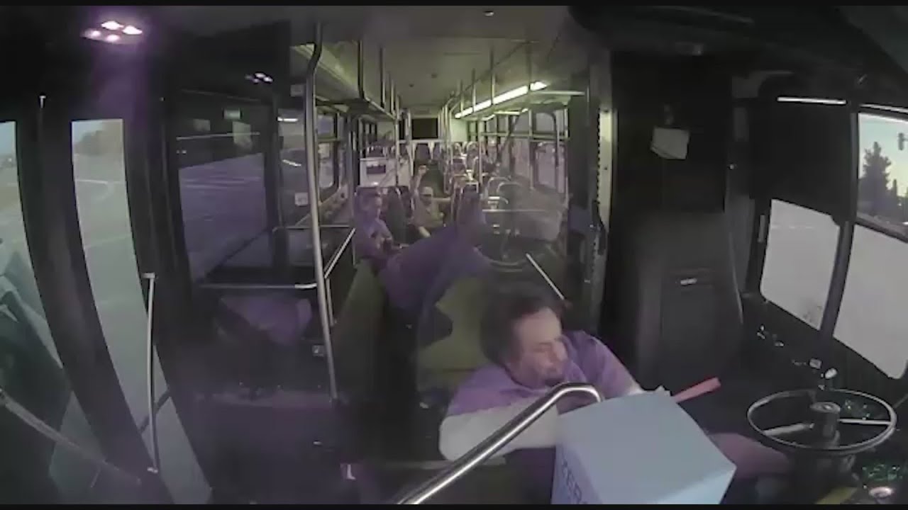 Video: RTD bus driver nods off before Aurora crash - YouTube