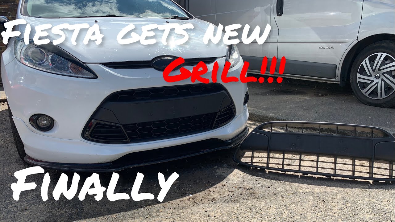 FIESTA GETS NEW FRONT GRILL(FINALLY!!) - YouTube