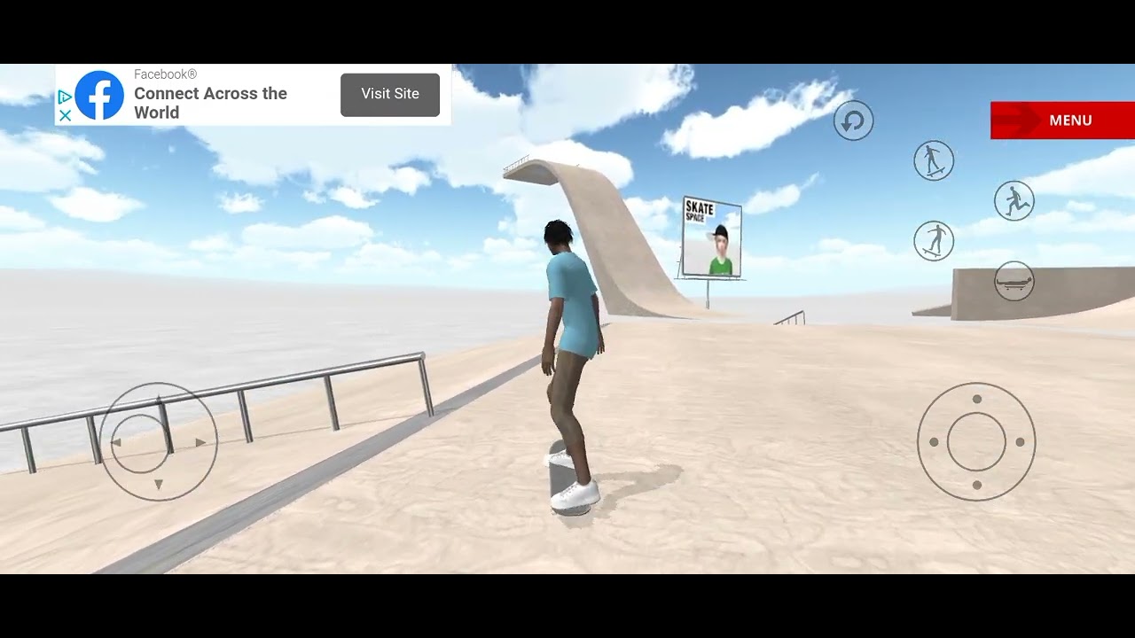 Skate space gameplay 2 - YouTube