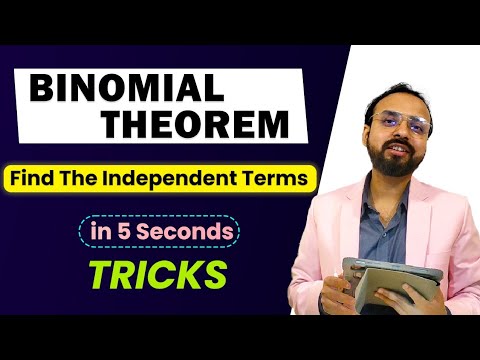 BINOMIAL THEOREM TRICKS/ FIND THE TERM INDEPENDENT OF X /JEE/NDA ...