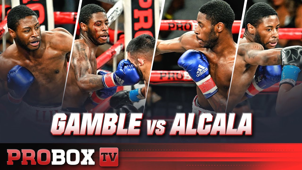 MYKELL GAMBLE VS DAMIAN ALCALA | *Full Fight* | ProBoxTV - YouTube