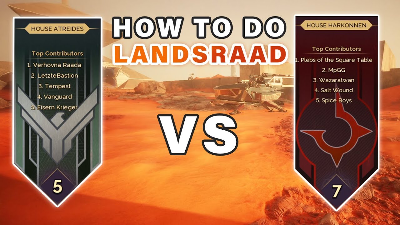 How to do Landsraad and Claim Rewards | End Game Dune: Awakening - YouTube